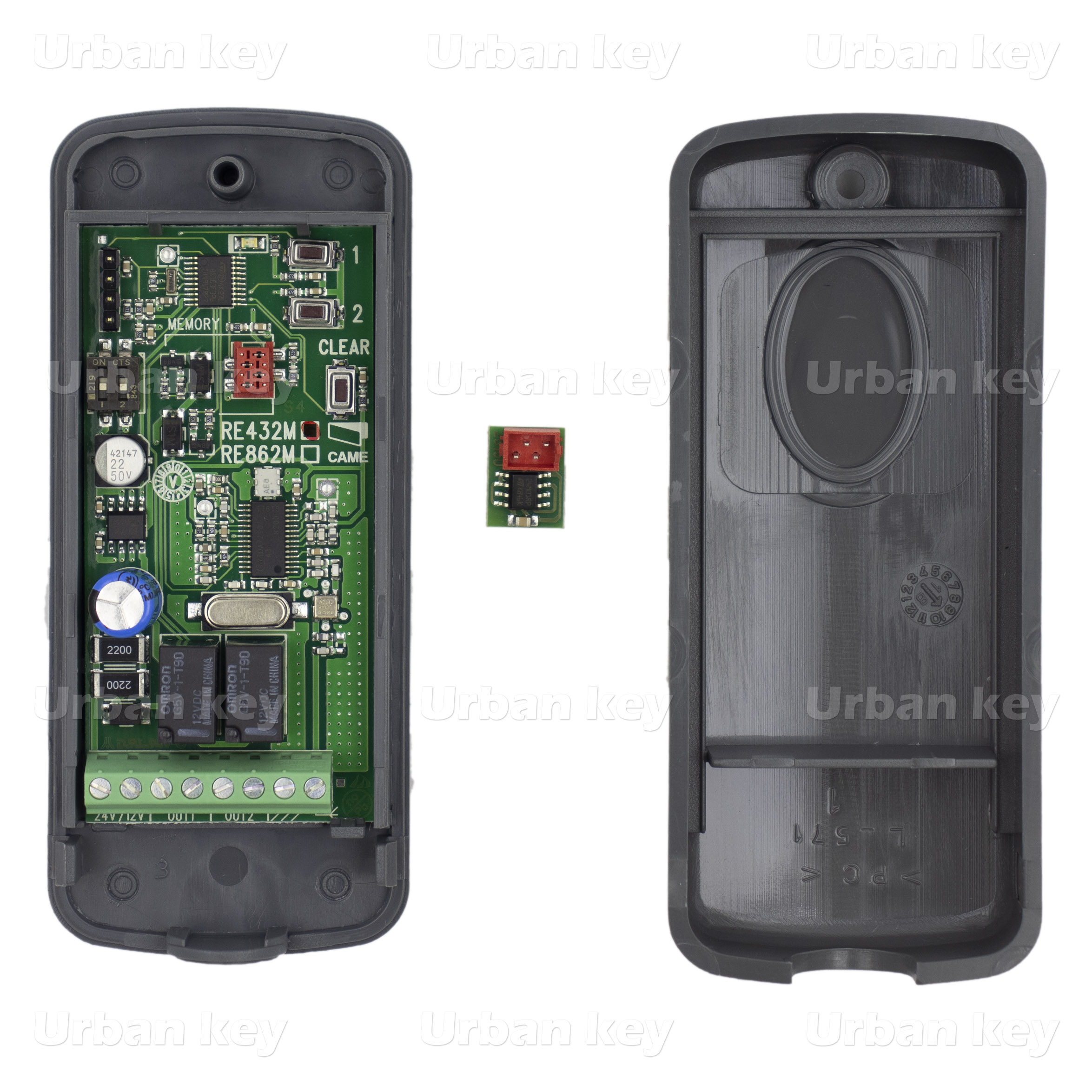 RECEPTOR CAME RE432M 2 CANAIS 433Mhz